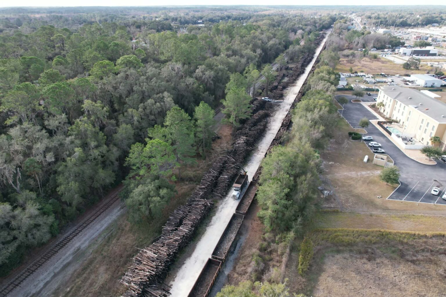 Toxic Railroad Tie Shredding Threatening the Rainbow and Surrounding ...