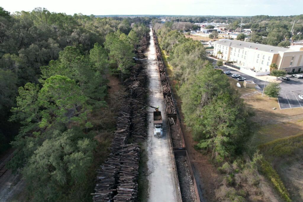 Toxic Railroad Tie Shredding Threatening the Rainbow and Surrounding ...